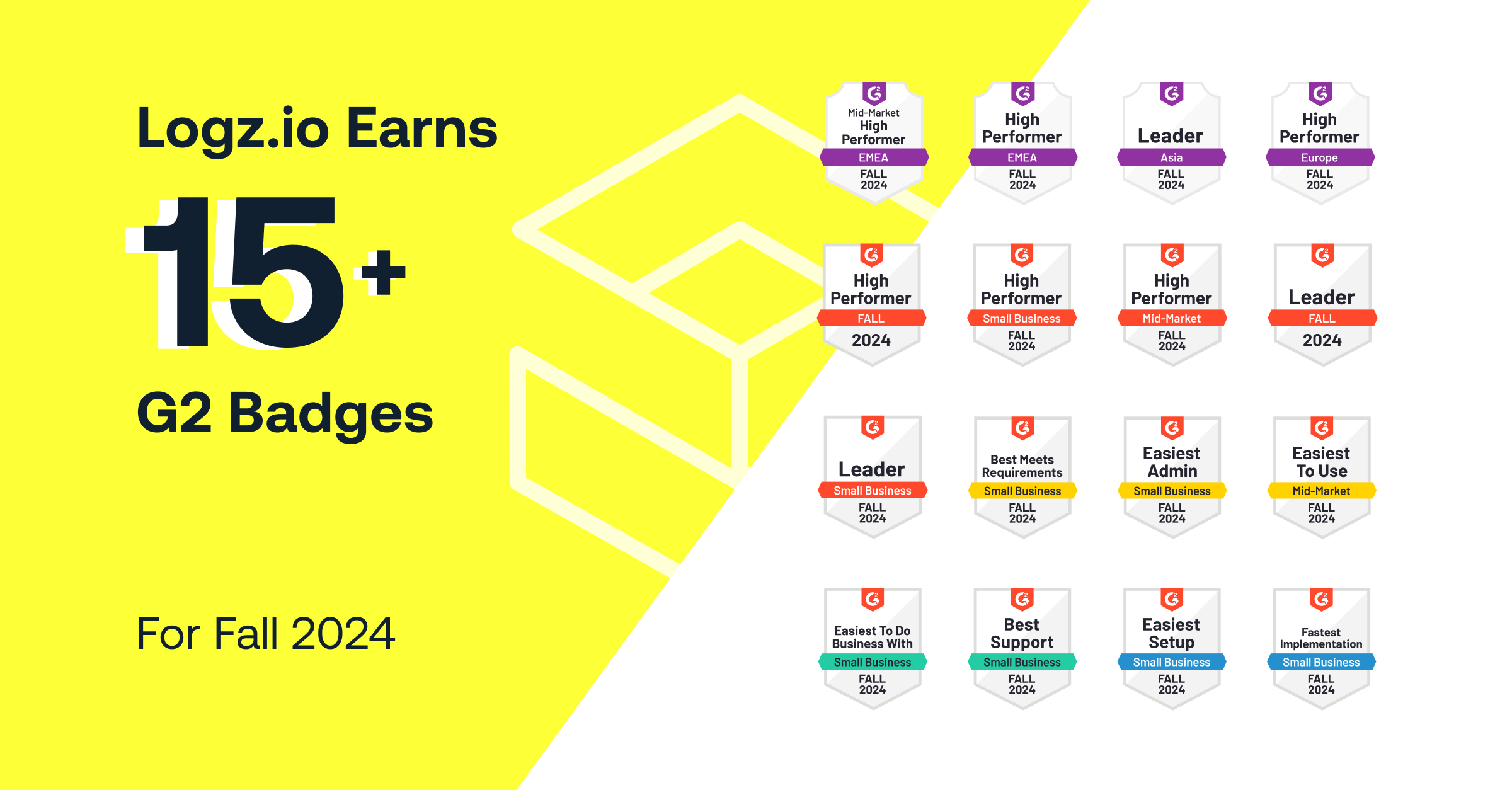 Logz.io Earns 15 G2 Badges for Fall 2024: AI-Powered Observability That ...