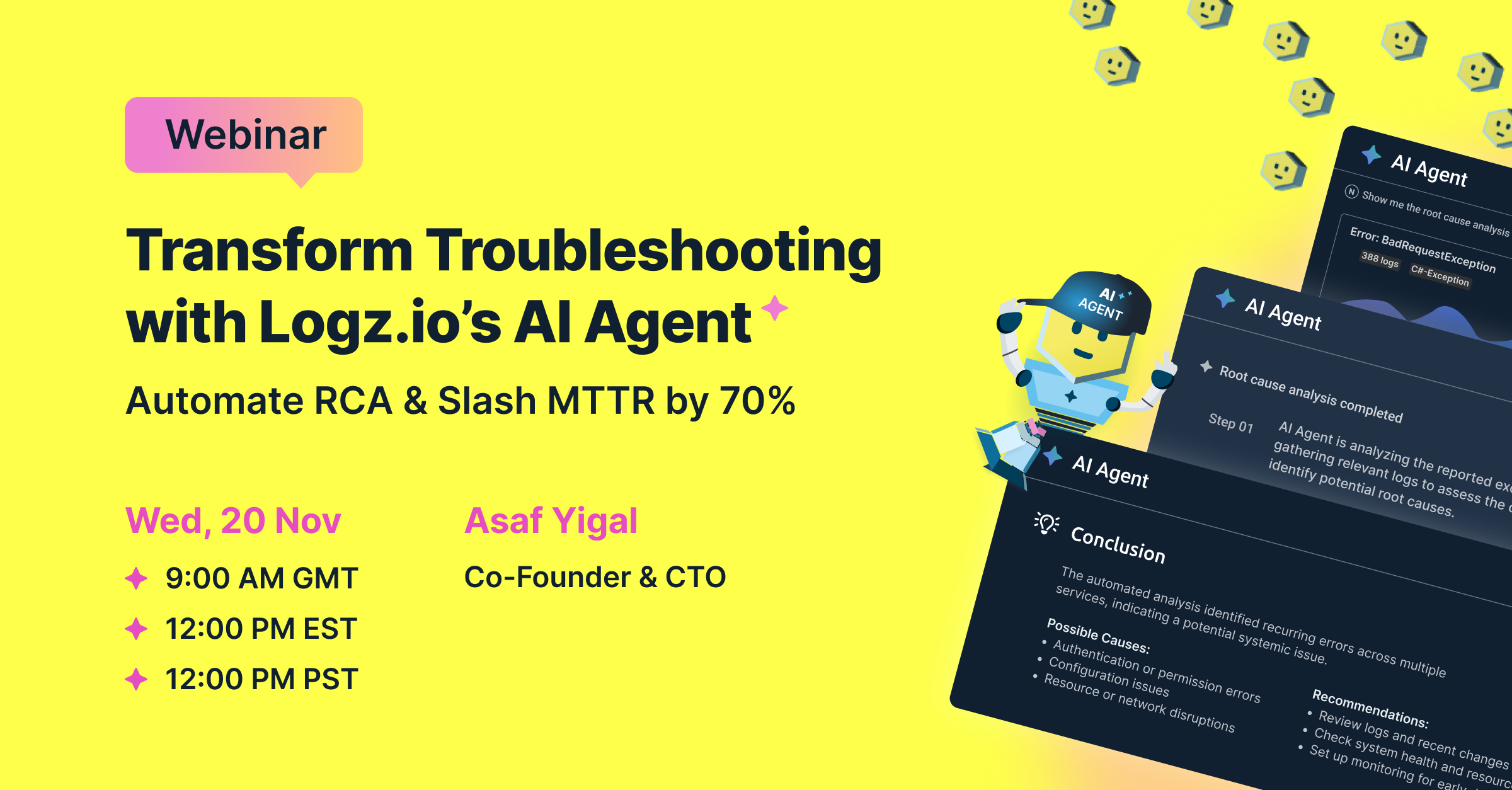 Logz.io AI Agent for RCA - AI-Powered Root Cause Analysis